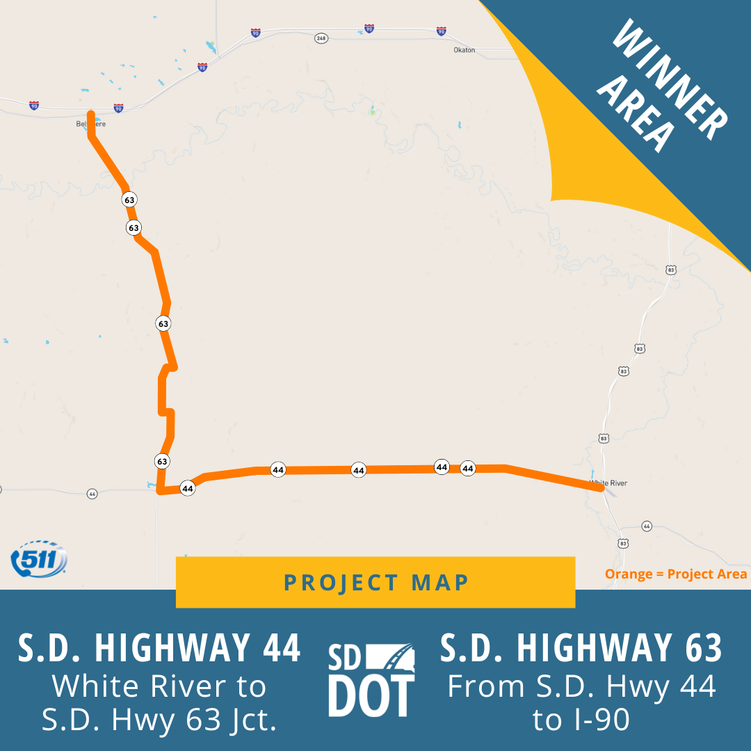 Construction Begins on S.D. Highway 44 West of White River - News