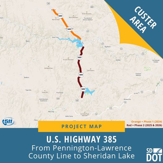 U.S. Highway 385 Construction: Phase 1 Closures Scheduled to Begin in ...