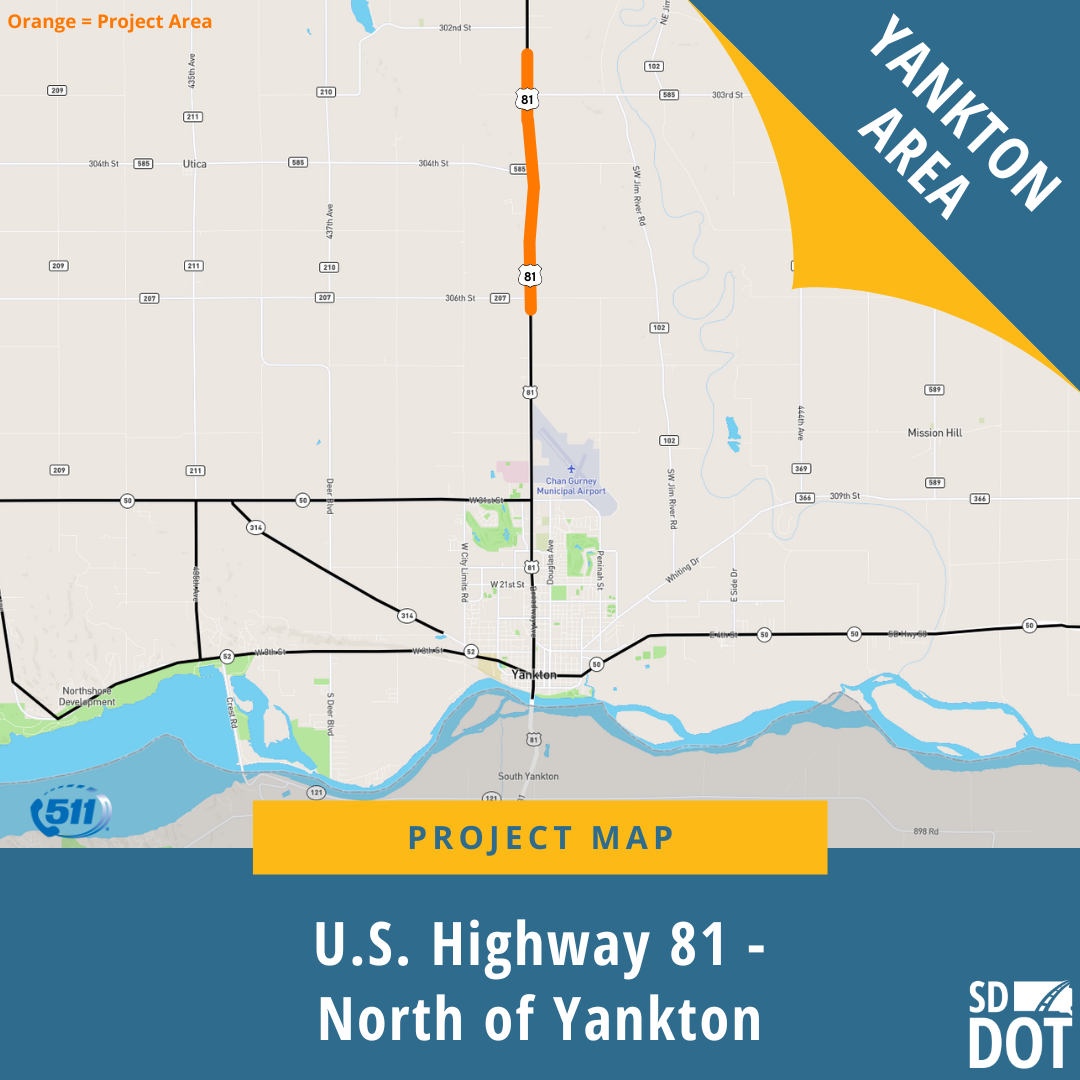 Traffic Switch Planned on U.S. Highway 81 Near Yankton - News