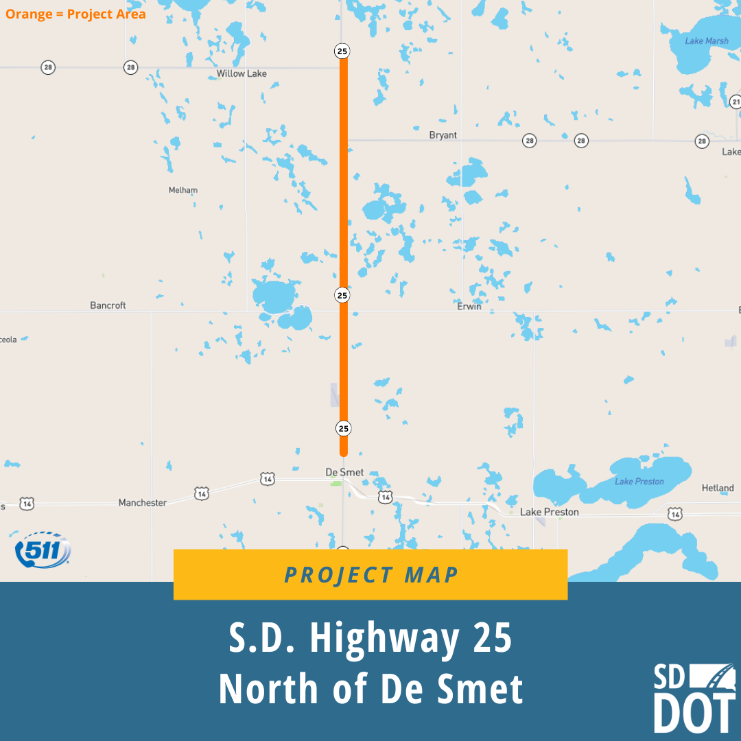 Asphalt Surfacing to Begin on S.D. Highway 25 from DeSmet to S.D ...