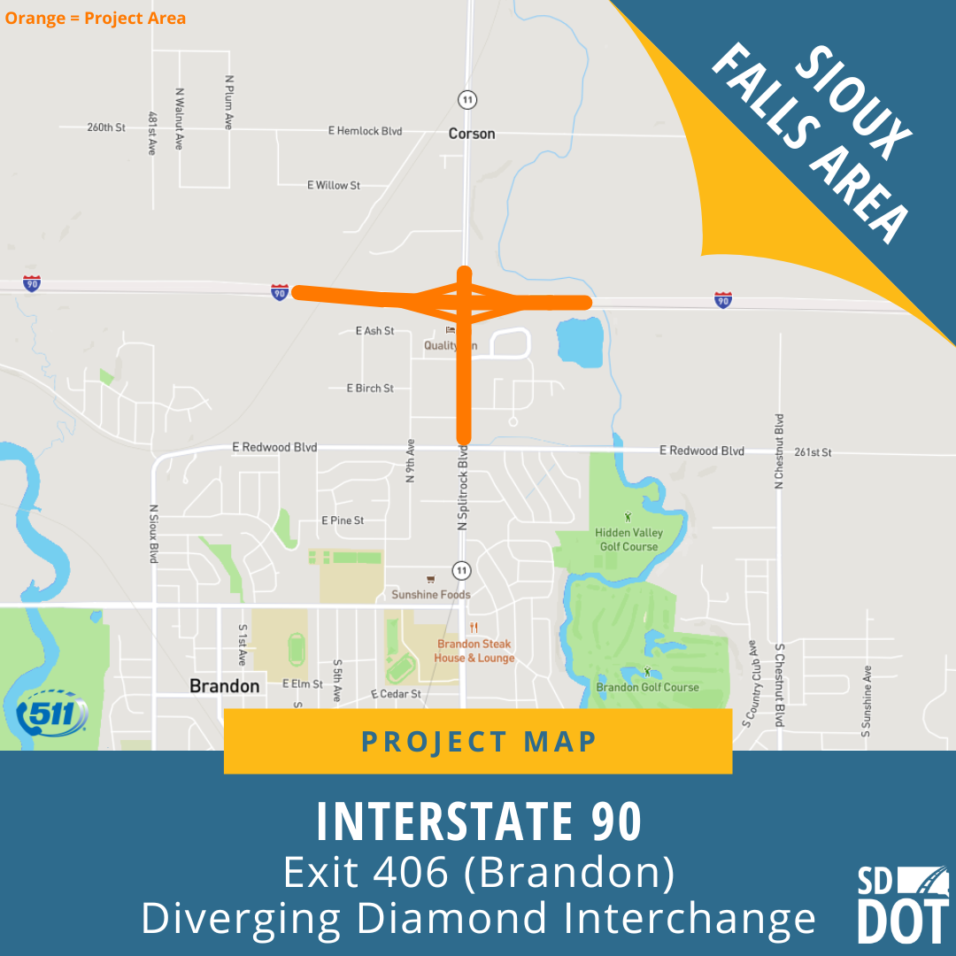 Traffic Switch Scheduled on S.D. Highway 11 at Interstate 90 (Exit 406 ...