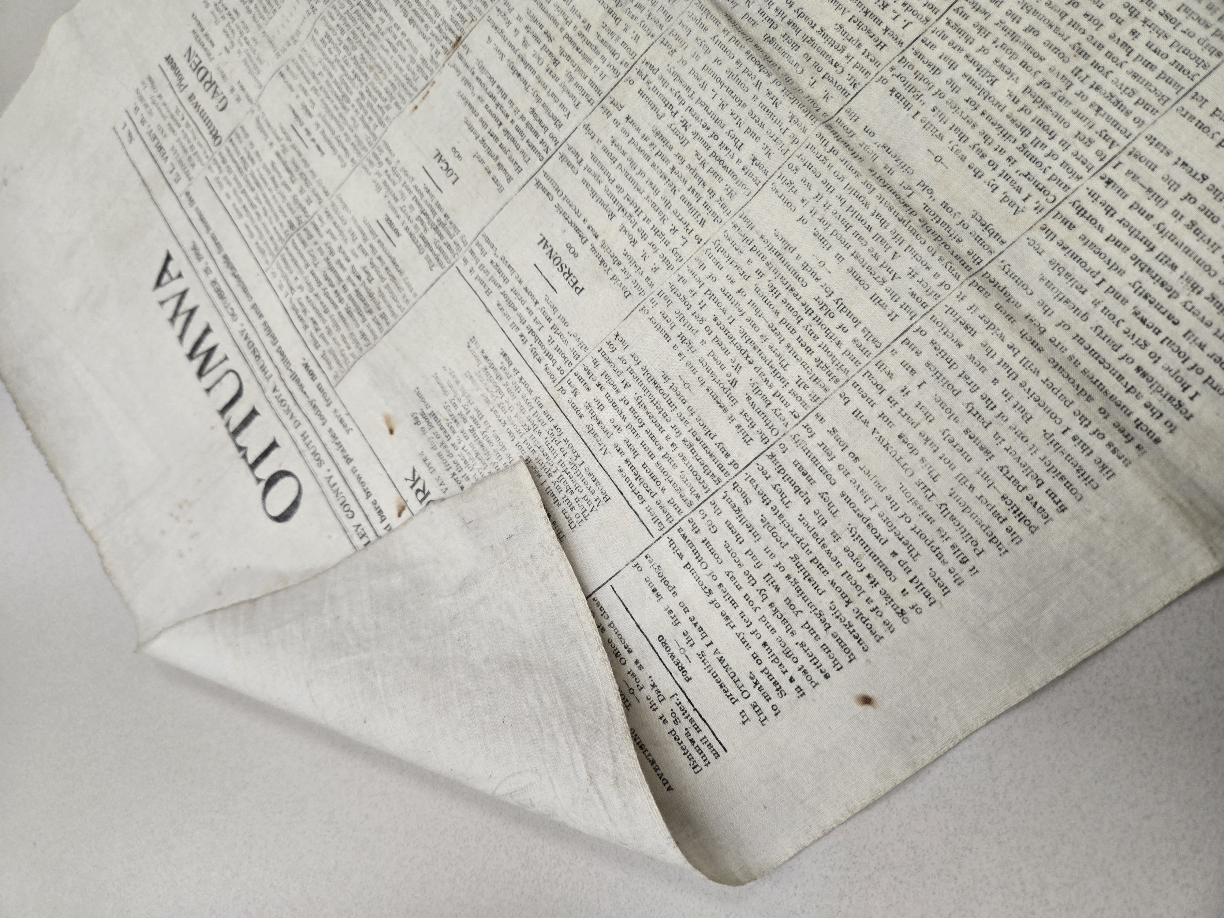 1906 Ottumwa newspaper donated to State Archives - News