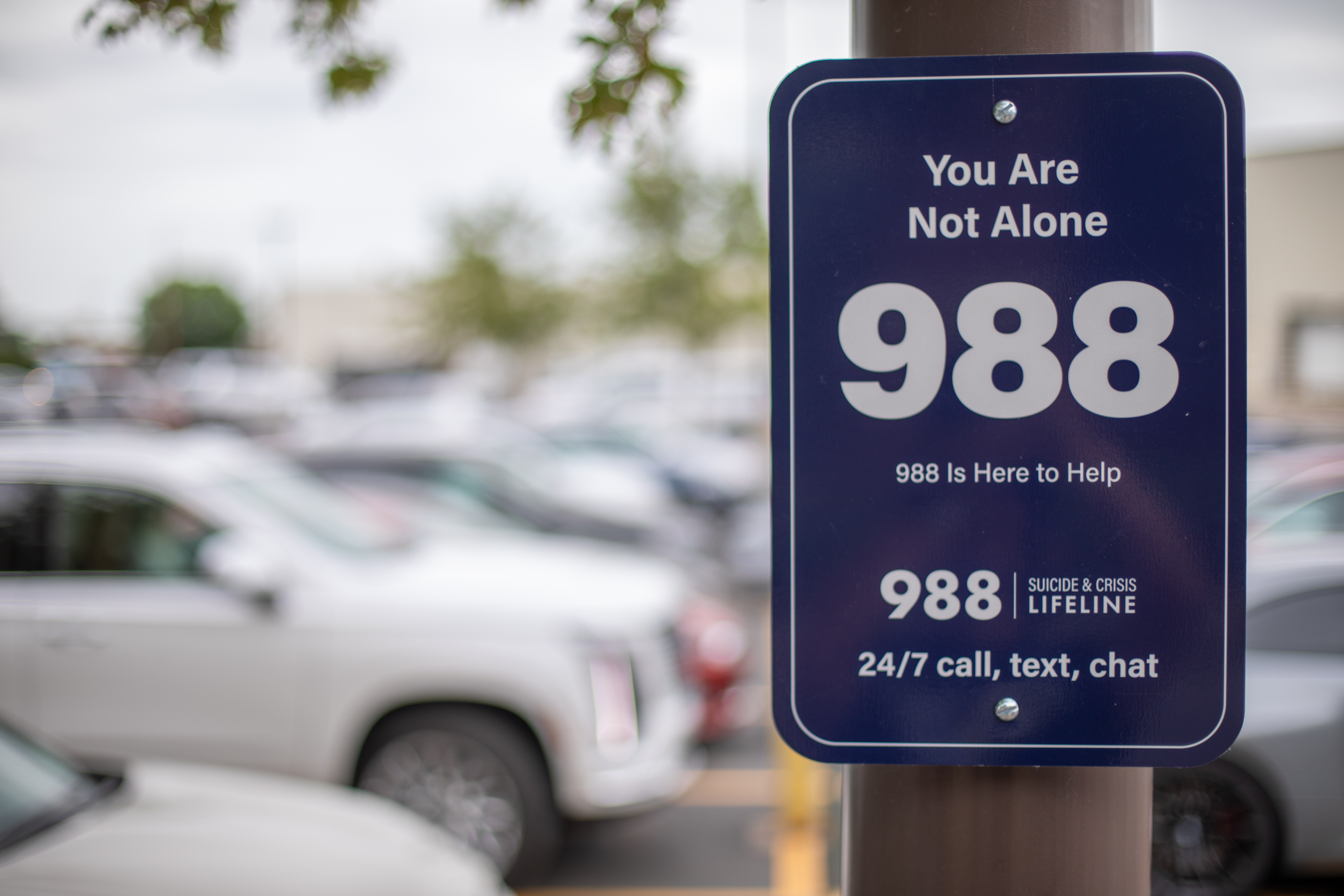 988 Sign Installation Brings Awareness - News